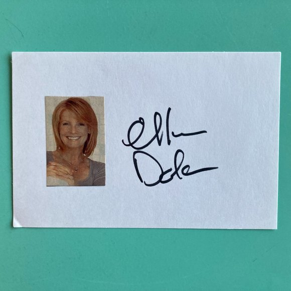 Autograph | Other | Ellen Dolan Signed Index Card 4x6 Soap Opera ...